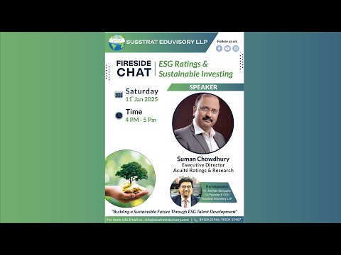 Fireside Chat on ESG Ratings & Sustainable Investing in India 🌍
