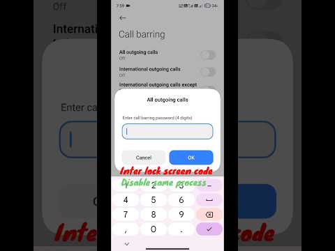 How to enable/disable all outgoing call | Off call outgoing calls #shorts