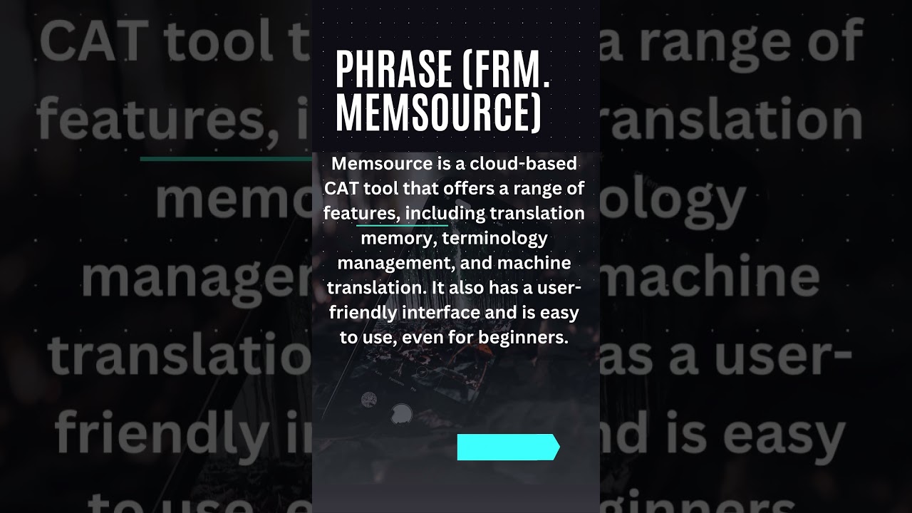 Top 5 CAT Tools Recommended by Translators #translation #cattools #trans #localization #memoq