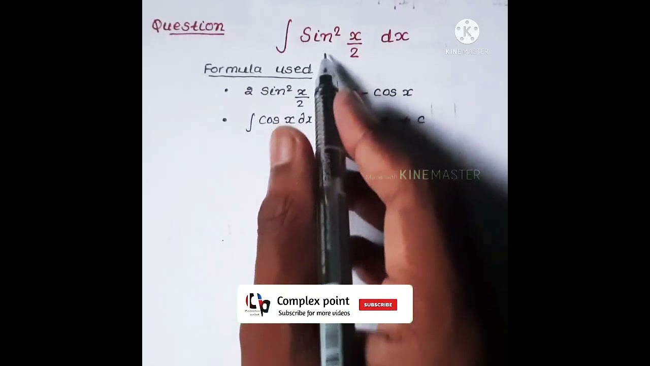 Integration of trigonometric function #short_tricks #integration_shorttricks