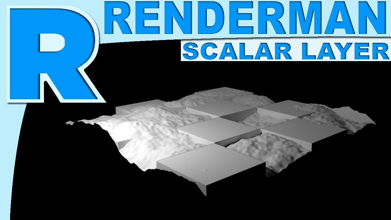 Renderman 21 Scalar Layered Displacement Tutorial