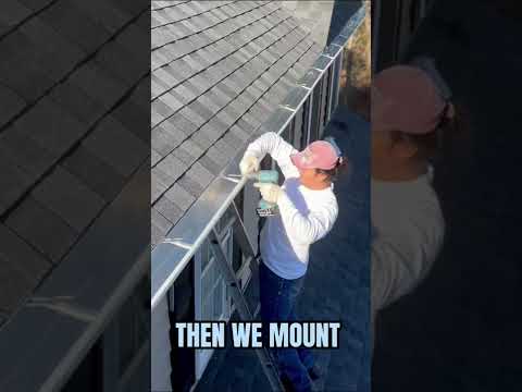 Gutters and Gutter Guards | The Installation Process #new #gutters #gutterinstallation #remodel