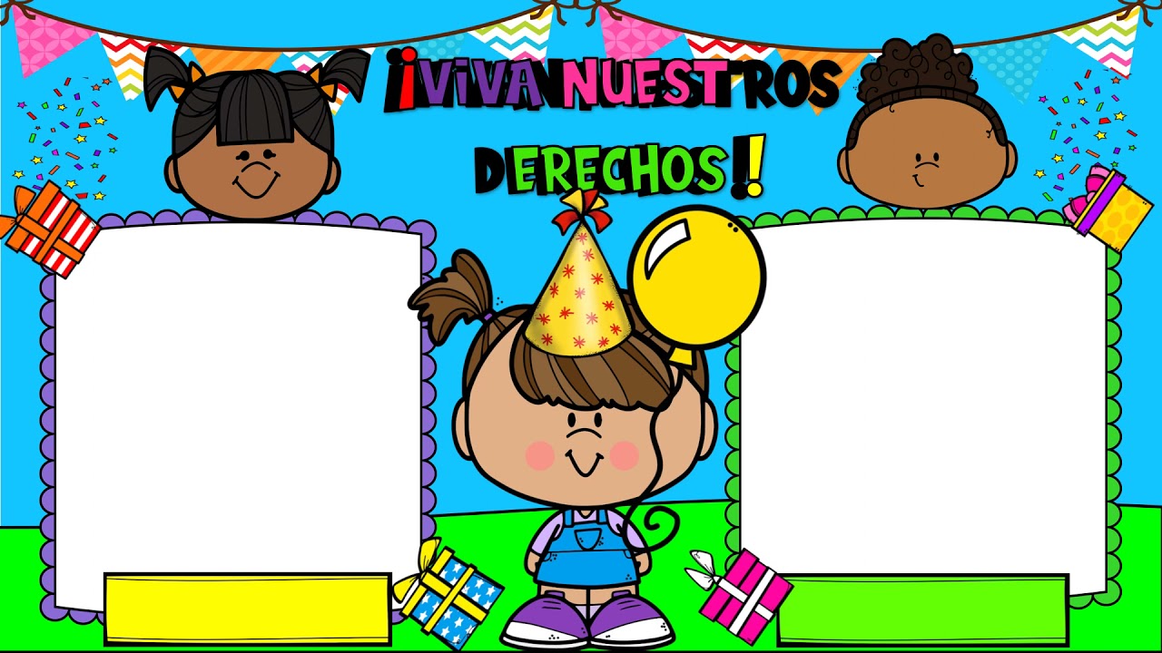 PPT editable para Los Derechos de los niños.
