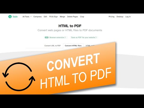 How to Convert HTML File to PDF