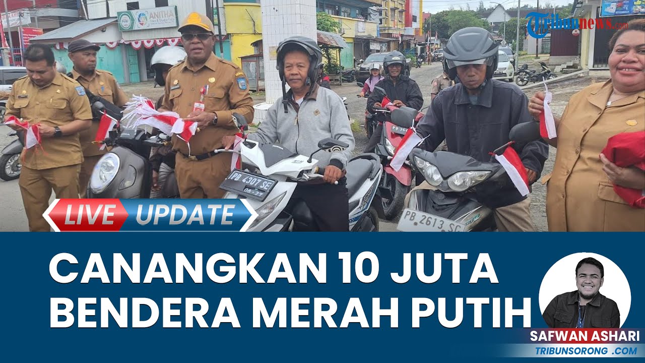 Pemkot Sorong Canangkan Pembagian 10 Juta Bendera Merah Putih untuk ... Pemkot Sorong Canangkan Pembagian 10 Juta Bendera Merah Putih untuk ...
