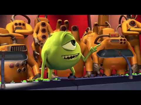 Monsters Inc (2001) Mr Waternoose Defeat Scene