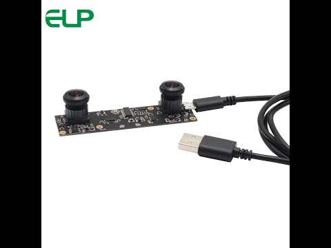 ELP Dual Lens 3D Stereo Camera USB, ModelELP 1080P2CAM L180