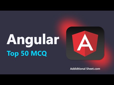 Top 50 Angular Multiple Choice Questions | Angular Interview Preparation | #mcq #trending