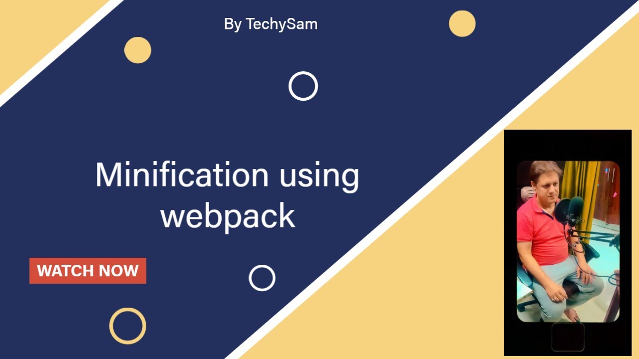 Minification using webpack