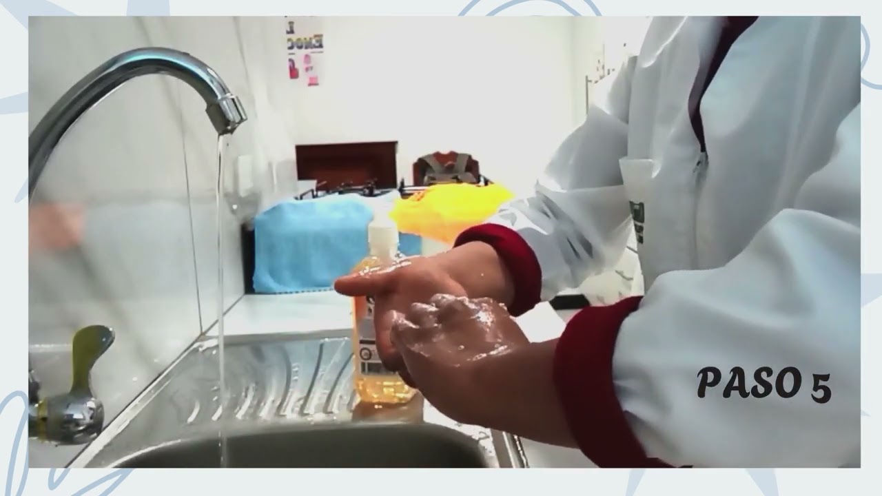 LAVADO DE MANOS CLÍNICO- ENFERMERÍA BÁSICA - FUERES NINA