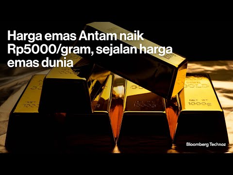 Harga emas Antam naik Rp5.000/gram, sejalan harga emas dunia