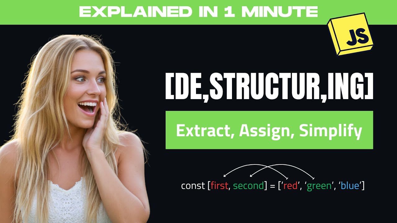 Javascript Destructuring in 1 Minute