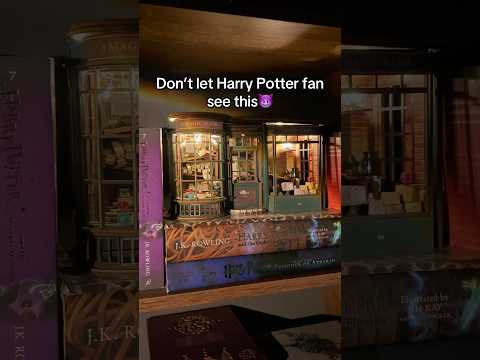 Harry Potter wand shop DIY book nook kit๐#DIY #booklover #BookTok #harrypotter #booknook