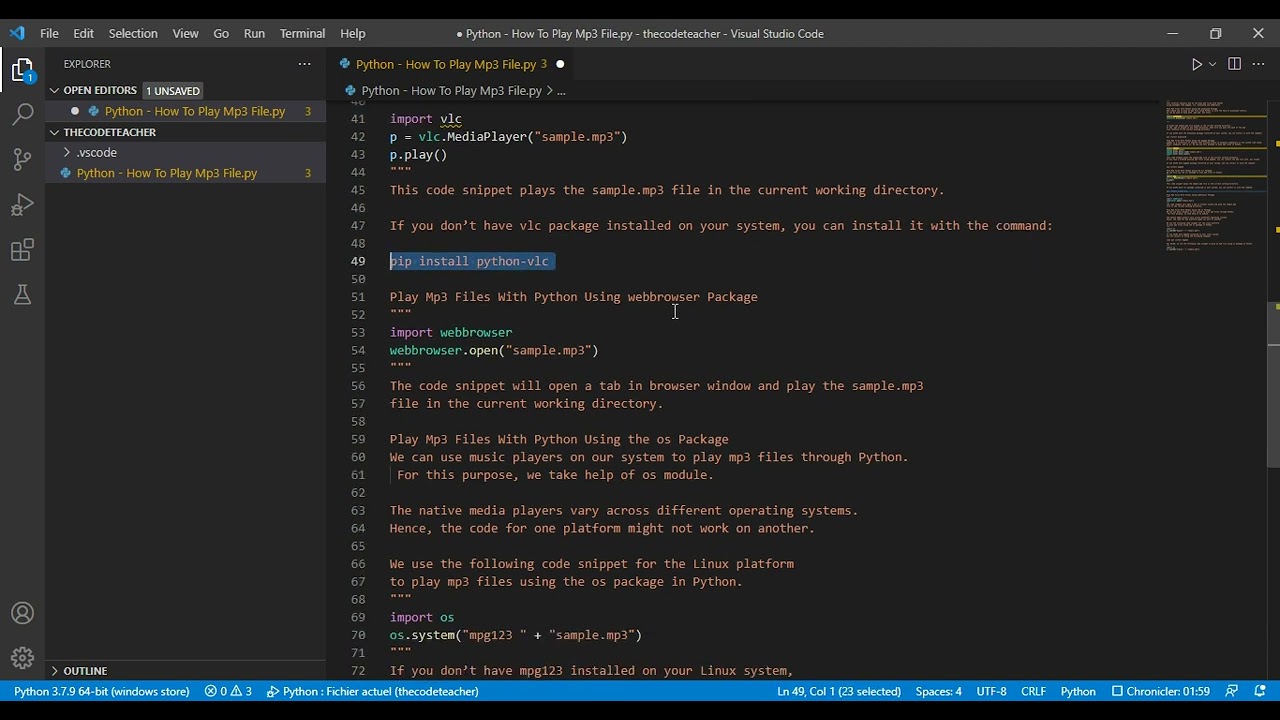 Python   How To Play Mp3 File