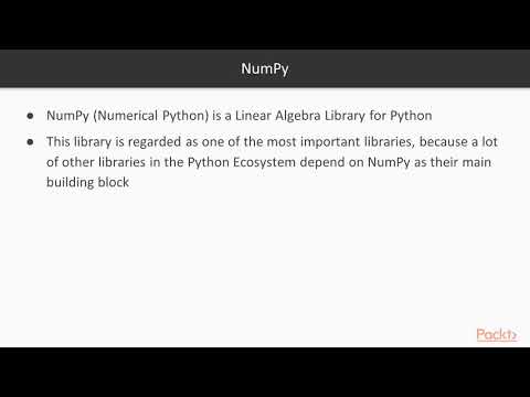 Learn Migrating from R to Python for Data Analysis NumPy Basics | packtpub com - Mind Luster