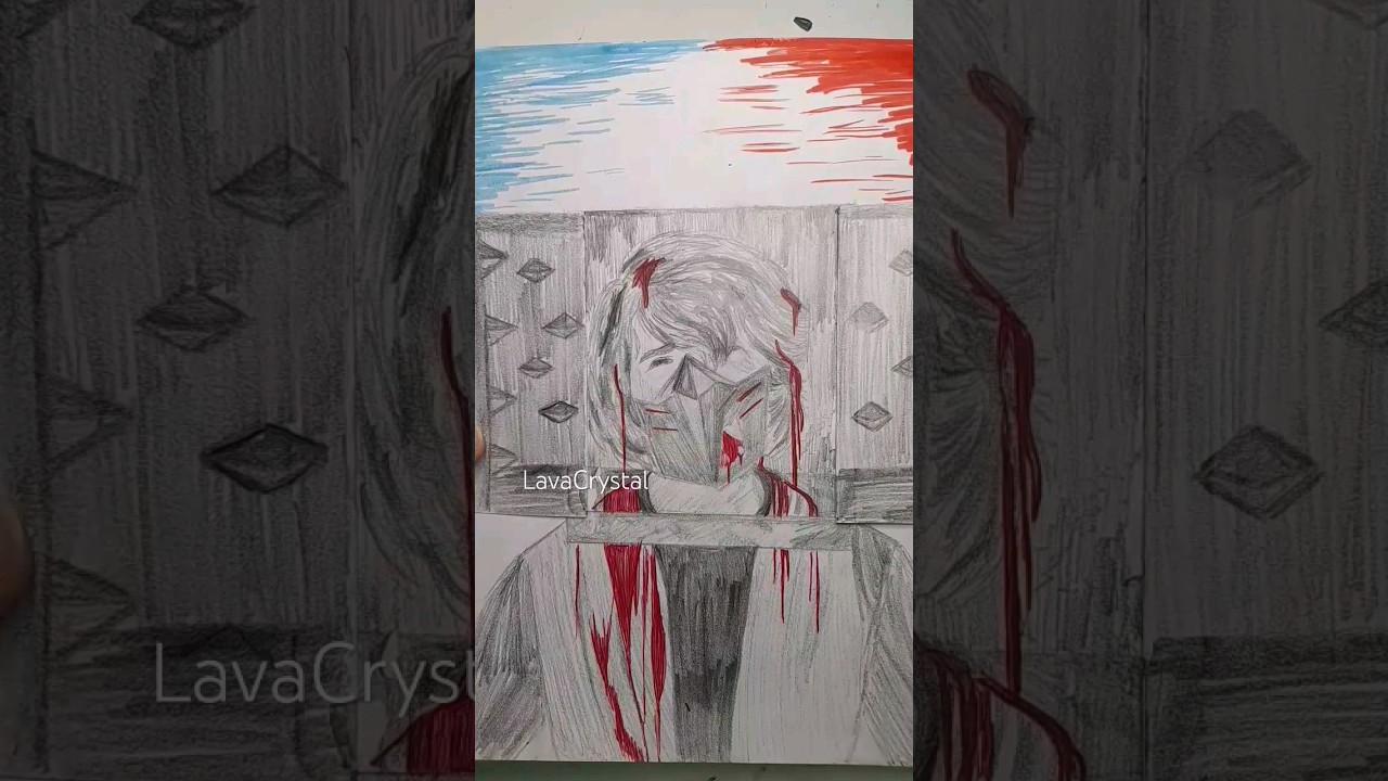 Ranboo: Generation Loss |#art #drawing #ranboo #fanart #music #generationloss #sketch #horror #scary