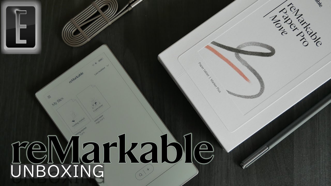 Remarkable Paper Pro Move Unboxing - A portable E-note