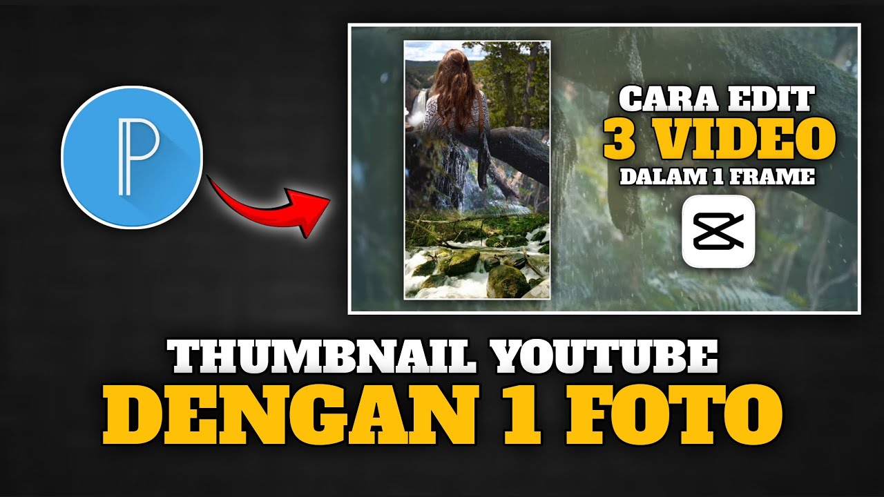 TUTORIAL MEMBUAT THUMBNAIL YOUTUBE DI PIXELLAB