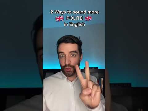 2 Ways to sound more POLITE in English ????????
