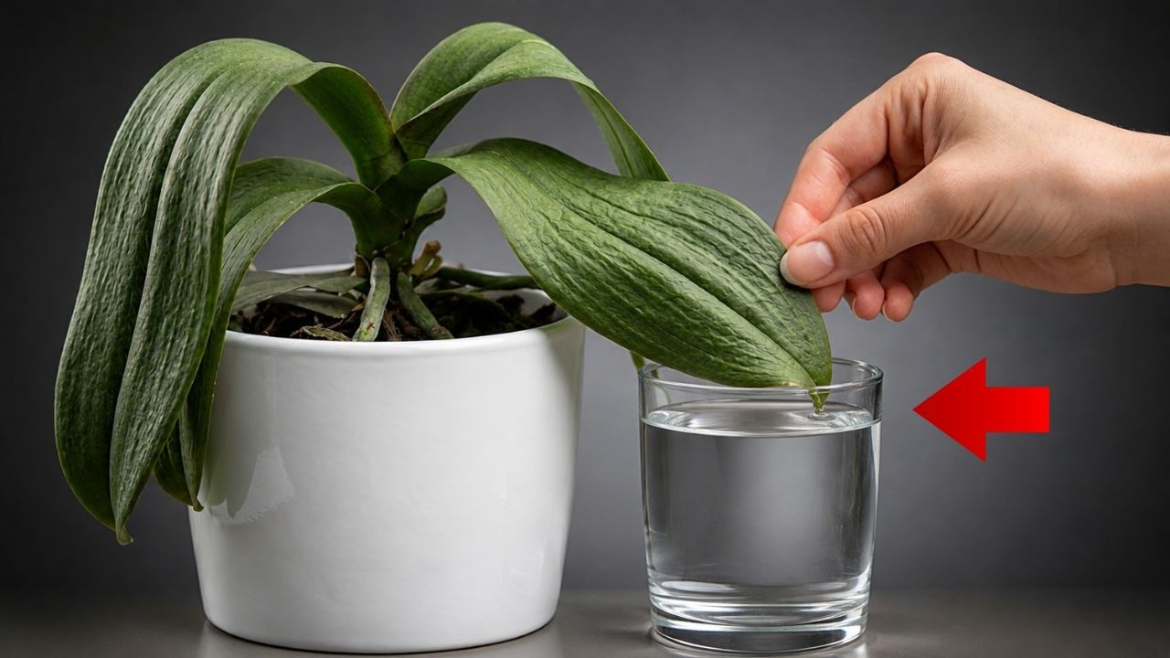 ¿Las hojas de orquídea están suaves y arrugadas? ¡No tienen sed!