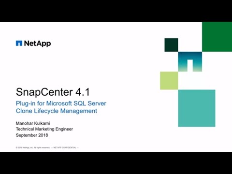 How to Use SnapCenter Clone Lifecycle Management to Clone MSSQL Databases