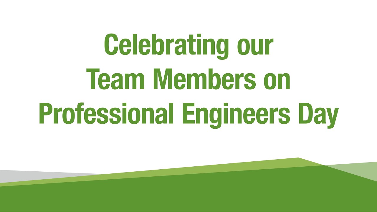Celebrating our Team Members on Professional Engineers Day 2025