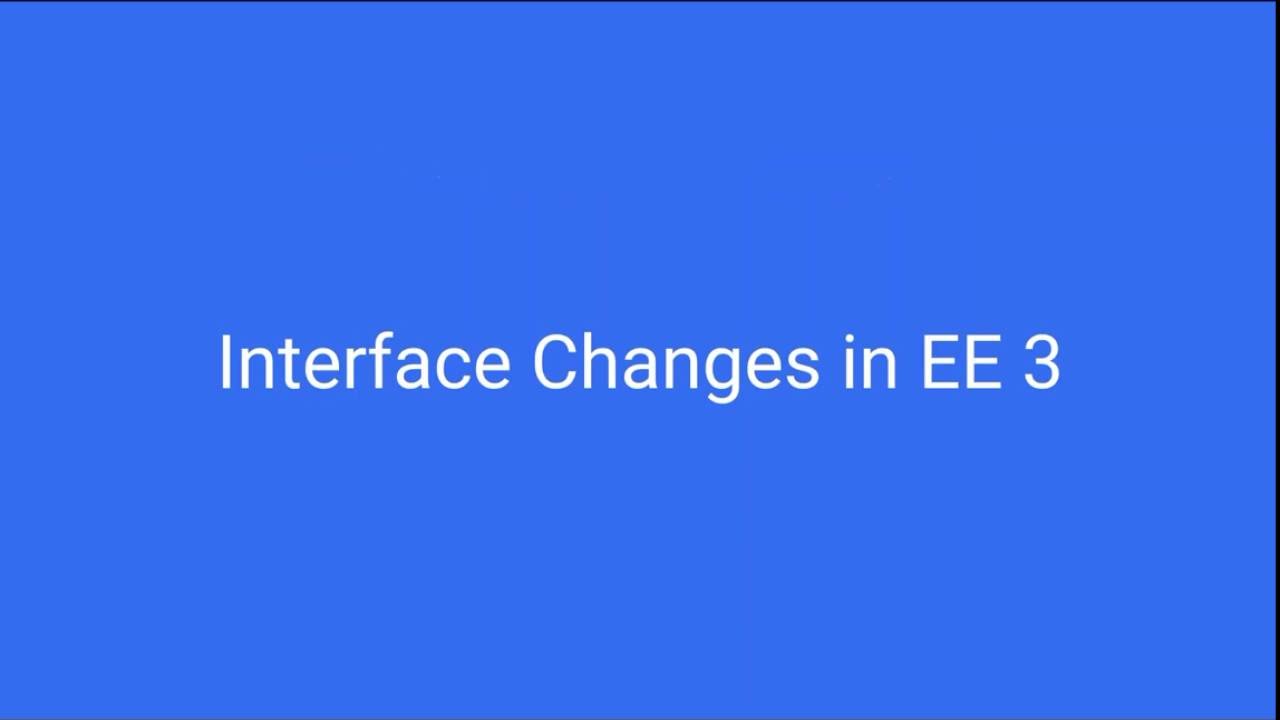 ExpressionEngine 3 Interface Changes