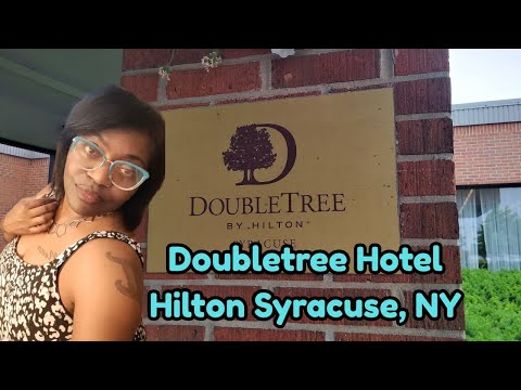 Road Trip | Doubletree Hilton Hotel Syracuse, NY | Room Tour| Full Breakfast Buffet Display