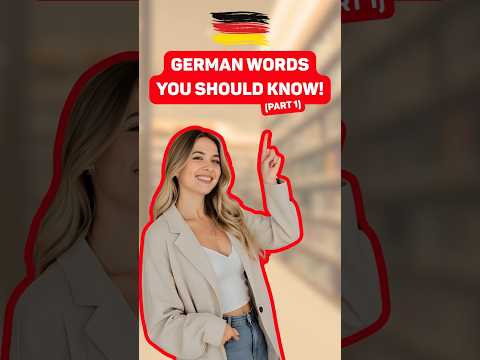 🇩🇪 German Words You Should Know Part 1 📚 der Ohrwurm 👂 #learngerman #germanlessons #germanwords
