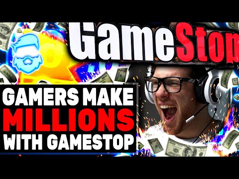 Gamers Making MILLIONS With Gamestop! Stock Price SKYROCKETS Thanks To Reddit & Gamers