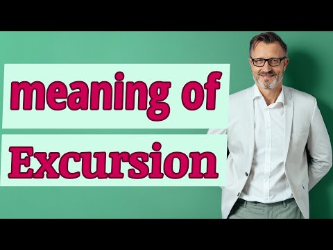 Excursion | Definition of excursion