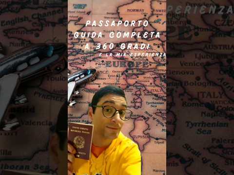 PASSAPORTO GUIDA COMPLETA🛂#viaggiare #passaporto #viaggi #cittadinanzaitaliana #passaportoitaliano
