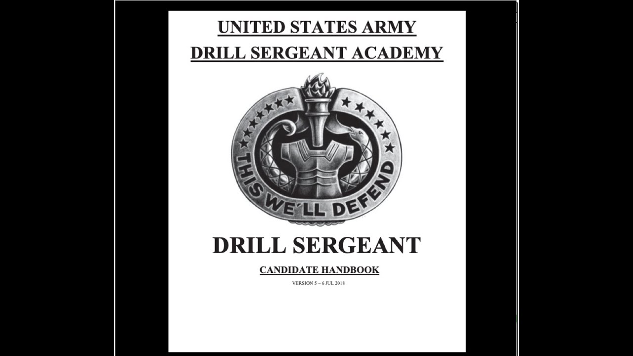 DRILL SERGEANT MODULE THE HAND SALUTE