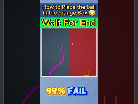 How to place the ball in the orange box|#puzzle #youtubeshorts #youtube #puzzlegame #gaming