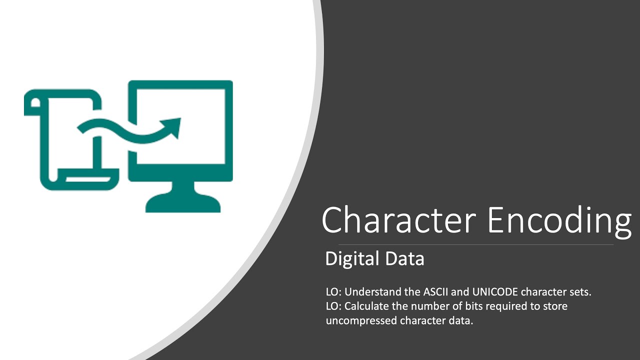 Digital Data: Character Encoding