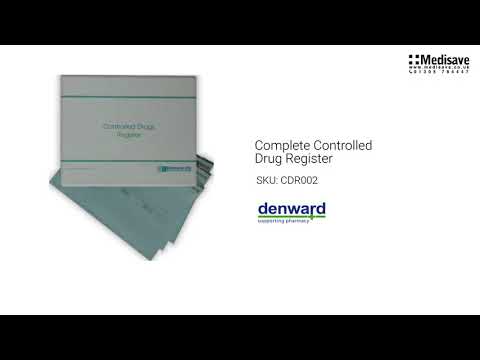 Complete Controlled Drug Register CDR002