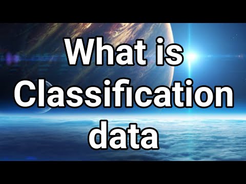 What is Classification data. Urdu/ English