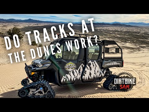 Camso UTV 4S1 Track System at the Sand Dunes with Sand boarding fail
