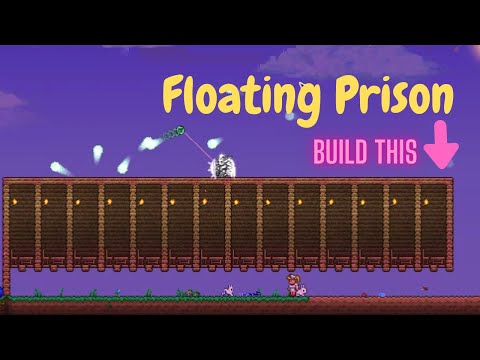 Building a Floating Prison | Terraria