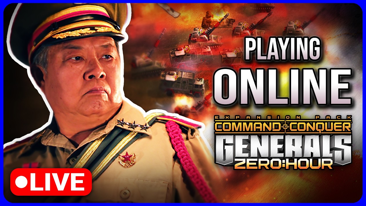 [LIVE] Striking My Opponents from the Dark in Online Multiplayer Matches | C&C Generals Zero Hour