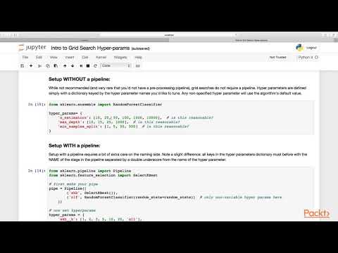 Learn HandsOn Machine Learn with Python Scikit Learn Hyper Parmetr Strtegic Search Range ...