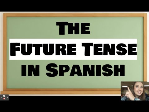 The Simple Future tense (how to say "will") in Spanish