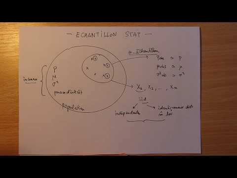 Modélisation statistique : définition d'un n-échantillon