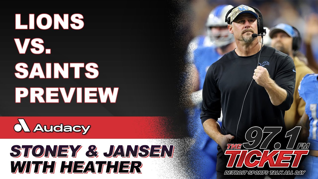 Stoney & Jansen - Lions Vs. Saints Preview