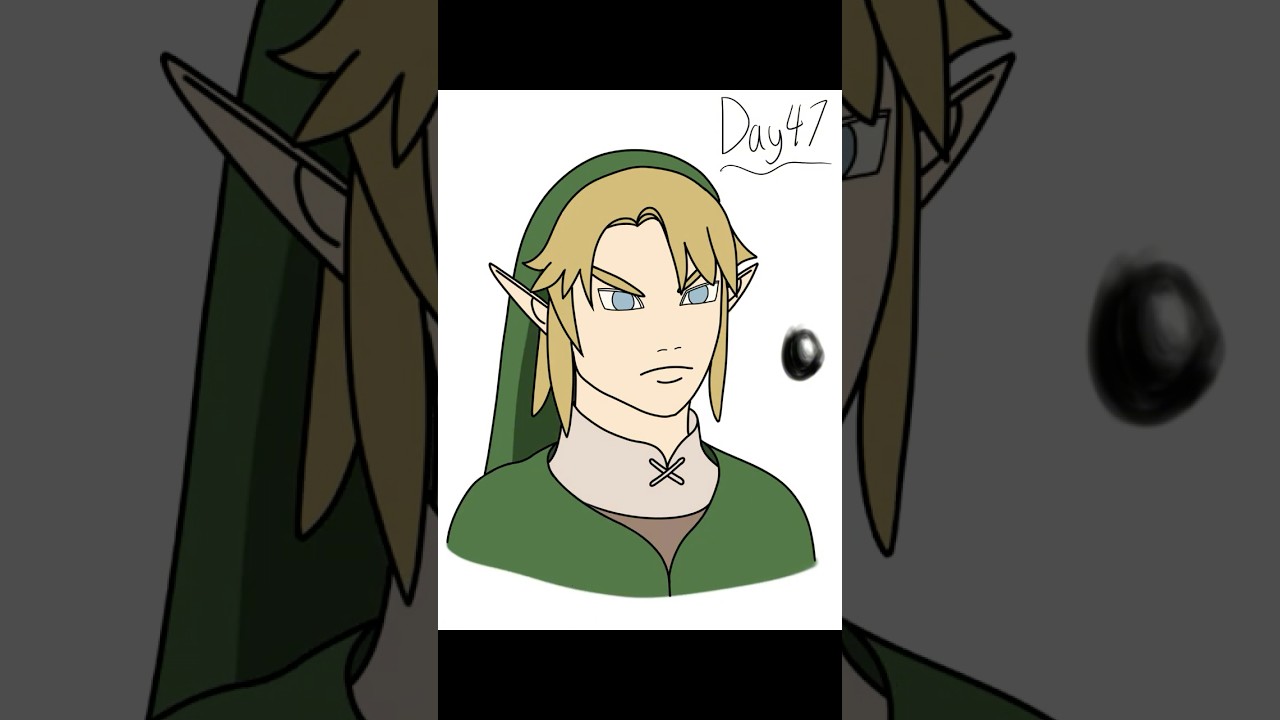 Day 47 of Drawing EVERYDAY for 1 Year #art #digitalart #fanart #drawing #link #zelda #botw