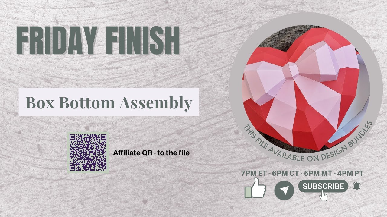3D Heart Box Base Assembly