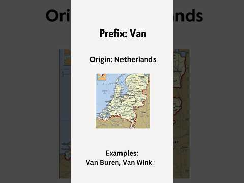Common last name prefixes and suffixes of Americans! #prefix #suffix
