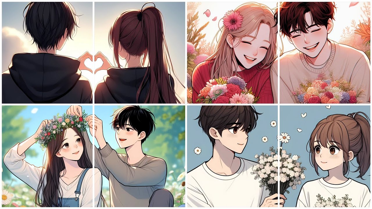 Couples Matching Dp Photo | Cartoon Matching Dp Photo | Half Matching Couple Dp |Couple Photo Images