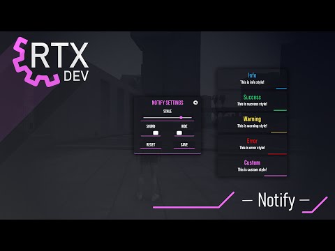 Notify | Retronix Development | Best FiveM Scripts & Maps