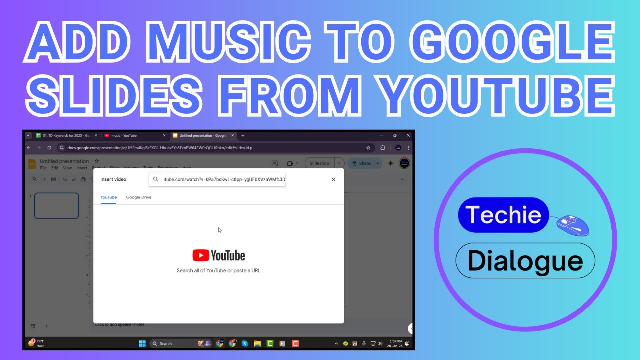 How to Add Music to Google Slides From YouTube - Full Guide (2025)